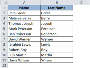 How to Sort by Last Name in Excel - Excel Unlocked