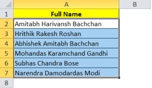 How to Remove Middle Name from Full Name in Excel - Excel Unlocked