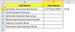 How to Remove Middle Name from Full Name in Excel - Excel Unlocked