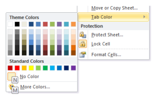 How to Change Tab Color in Excel - Excel Unlocked