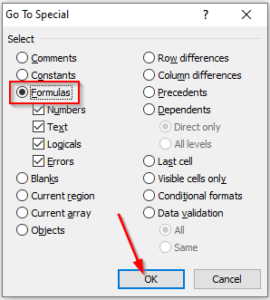Three Ways to Find Formula Cells in Excel - Excel Unlocked