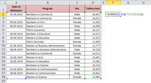 How to Sum Values Based on Criteria - Excel Unlocked
