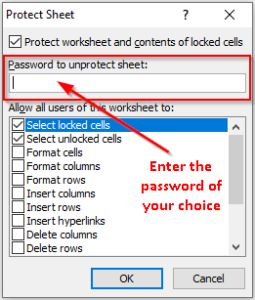 How to Lock and Protect the Cells in Excel - Excel Unlocked