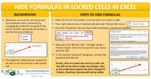 How to Hide Formula in Locked Cells in Excel - Excel Unlocked
