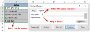 Remove Spaces Between Words and Numbers in Excel - Excel Unlocked