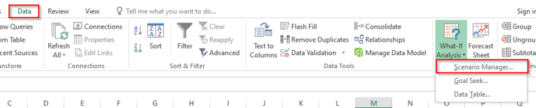What-If Analysis - Scenario Manager in Excel - Excel Unlocked