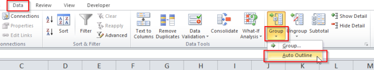 Group and Ungroup Rows in Excel - Excel Unlocked