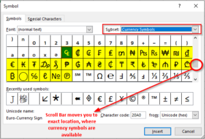 Insert Symbols and Special Characters in Excel - Excel Unlocked