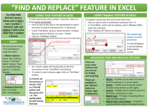 All About Find and Replace in Excel - Excel Unlocked