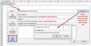 Insert and Remove Hyperlink in Excel - Excel Unlocked