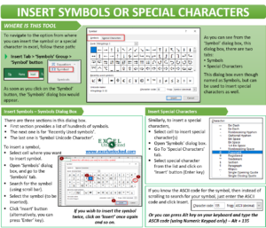 Insert Symbols and Special Characters in Excel - Excel Unlocked