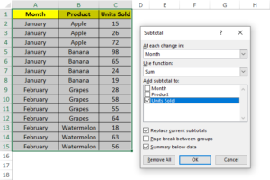 Unlocking SUBTOTAL Feature in Excel - Excel Unlocked