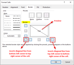 How to Split Cell Diagonally in Excel - Excel Unlocked