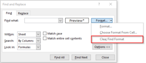 All About Find and Replace in Excel - Excel Unlocked