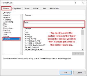 All About Custom Excel Number Format - Excel Unlocked