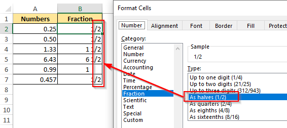Convert Decimal To Fraction In Excel Excel Unlocked
