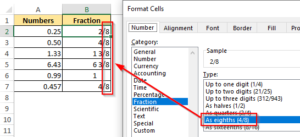 Convert Decimal To Fraction in Excel - Excel Unlocked