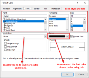 Formatting - Format Cells Feature in Excel - Excel Unlocked
