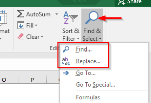 All About Find and Replace in Excel - Excel Unlocked