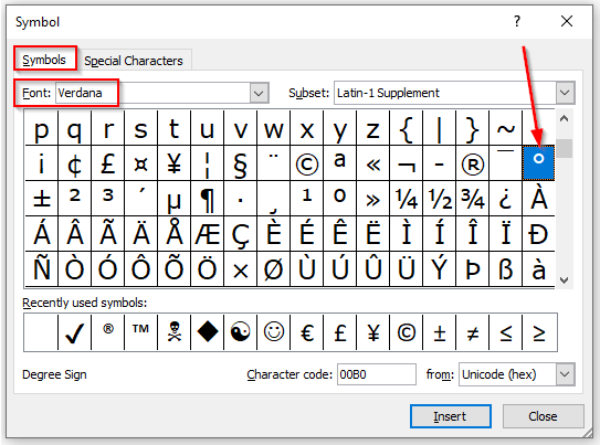 Multiple Ways to Insert Degree Symbol in Excel - Excel Unlocked