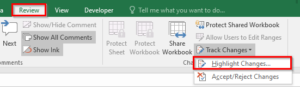 Track Changes in Excel - Enable, Use, and Disable - Excel Unlocked