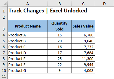 Track Changes in Excel - Enable, Use, and Disable | Excel Unlocked