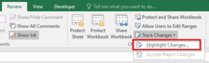 Track Changes in Excel - Enable, Use, and Disable - Excel Unlocked