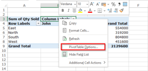 Replace Blank Cells with Zeros in Excel Pivot Table - Excel Unlocked