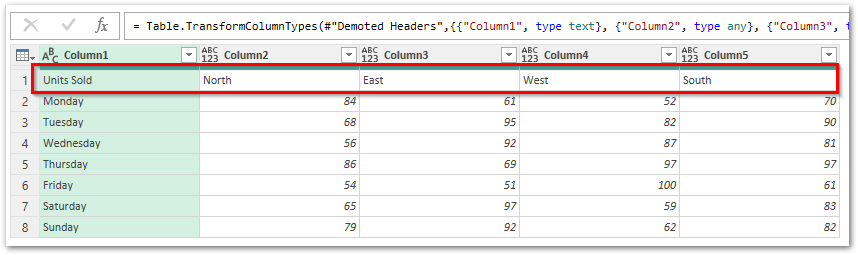 Transpose Data In Excel Using Excel Power Query Excel Unlocked