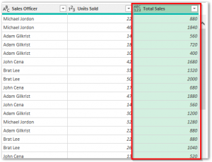 Custom Columns in Table in Excel Power Query - Excel Unlocked