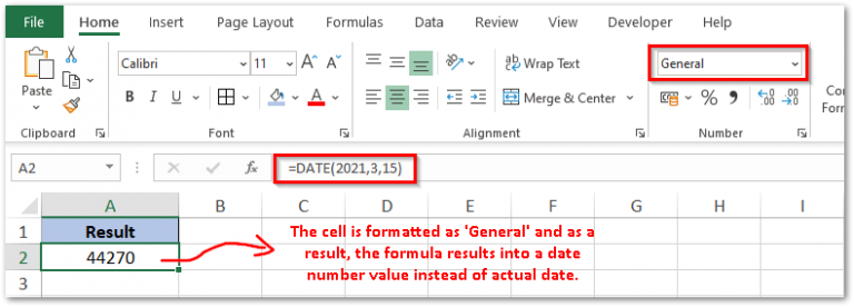 DATE Function in Excel - Get Date Using Excel Formula - Excel Unlocked