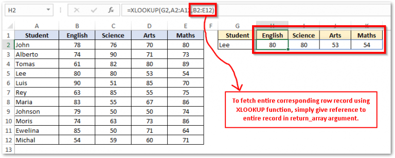 XLOOKUP Function in Excel - Advanced Lookup - Excel Unlocked XLOOKUP Function in Excel - Advanced Lookup - Excel Unlocked