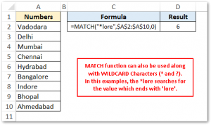 MATCH Function in Excel - Find Cell Position in Array - Excel Unlocked
