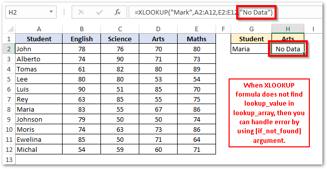 XLOOKUP Function in Excel - Advanced Lookup - Excel Unlocked XLOOKUP Function in Excel - Advanced Lookup - Excel Unlocked