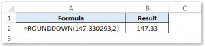 Excel ROUNDDOWN Function - Rounding Down - Excel Unlocked