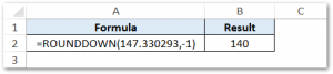 Excel ROUNDDOWN Function - Rounding Down - Excel Unlocked
