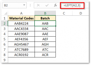 Excel LEFT Function - Extract Text from Left Side - Excel Unlocked
