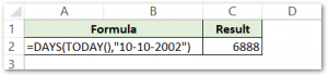 DAYS Function In Excel - Counting Number of Days - Excel Unlocked