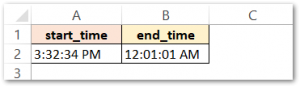 TIMEVALUE Function in Excel - Serial Number of Time - Excel Unlocked
