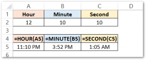 TIME Function in Excel - Returning The Time Format - Excel Unlocked