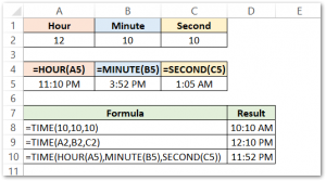TIME Function in Excel - Returning The Time Format - Excel Unlocked