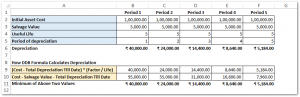 Excel DDB Function - Compute Depreciation Using Formula