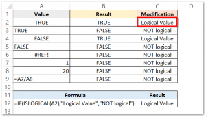 ISLOGICAL Function in Excel - Checking Logical Value - Excel Unlocked