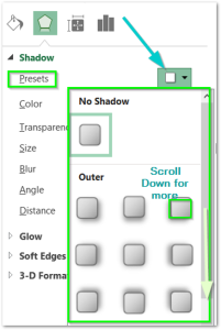 Format Chart Axis in Excel - Axis Options: Effects - Excel Unlocked