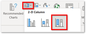 100% Stacked Column Chart in Excel - Inserting, Usage - Excel Unlocked