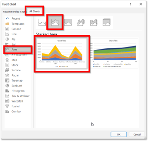 Stacked Area Chart Excel - Usage, Insertion, Area/Line - Excel Unlocked