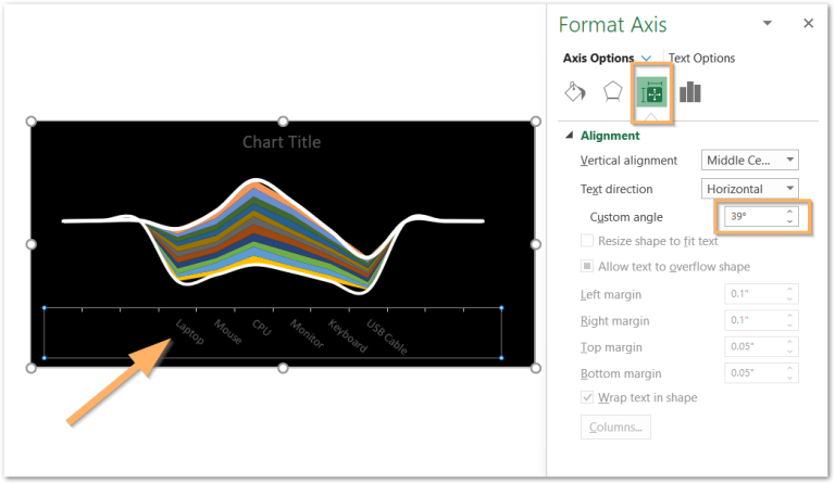 Stream Graph in Excel - Making, Usage, Formatting - Excel Unlocked