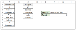 Dynamic Array Formulas in Excel - Usage, Example, #SPILL - Excel Unlocked