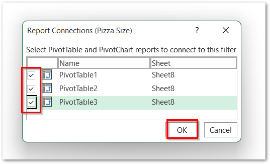 Link Multiple Pivot Tables To One Slicer In Excel Excel Unlocked