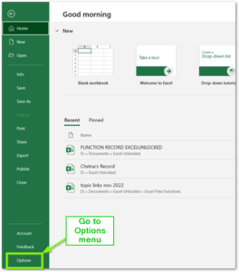Column Headings from Numbers to Letters - Excel Unlocked